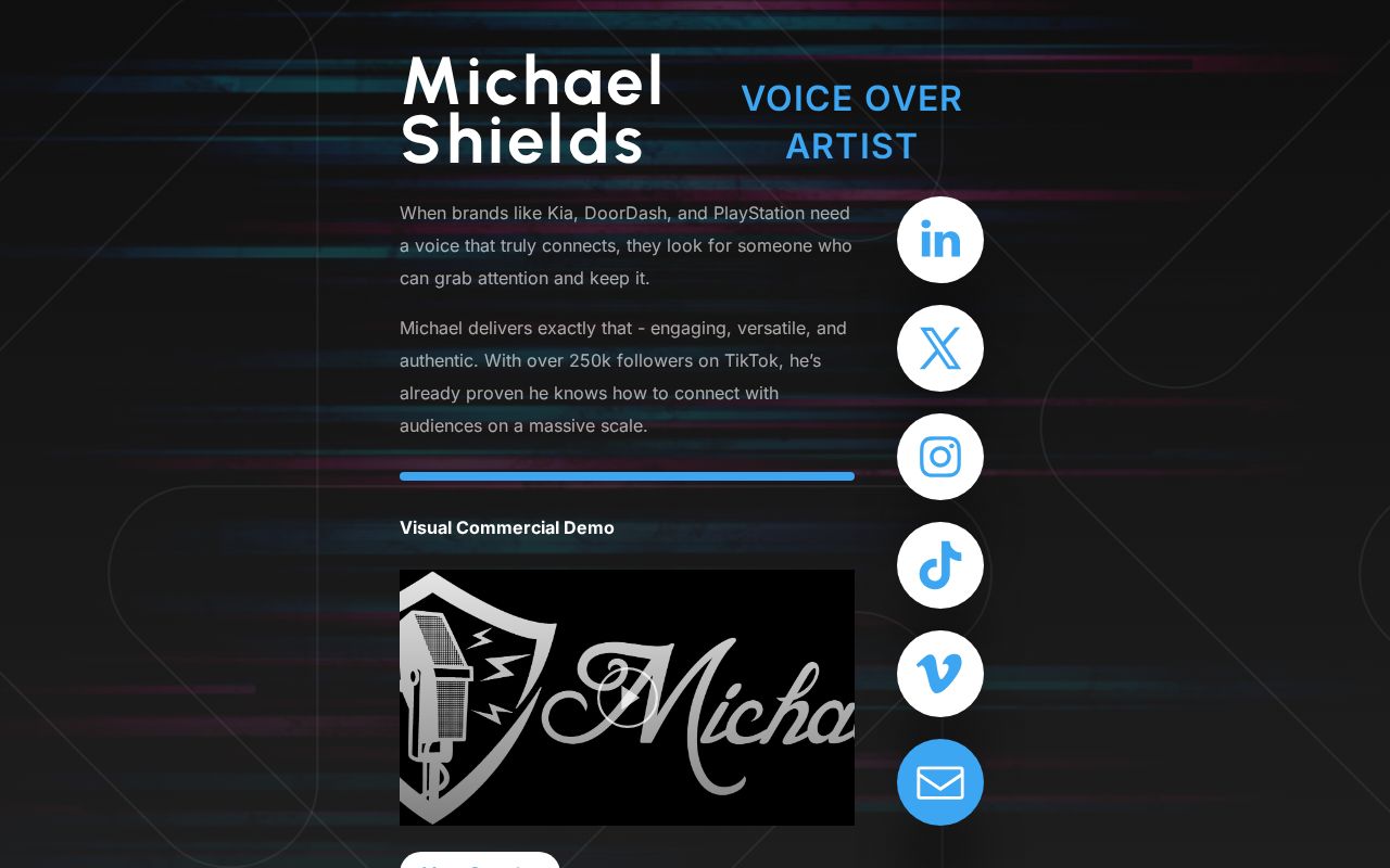 Michael Shields - Voice Actor